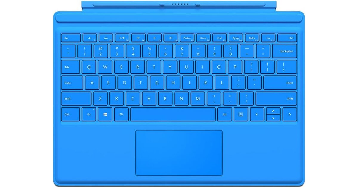 Microsoft Surface Pro 4 Type COVER - Bright Blue